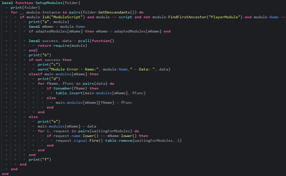 Can T Access StarterPlayerScripts From A Module Inside