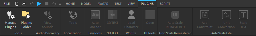Studio Plugins Grayed Out Platform Usage Support Developer Forum