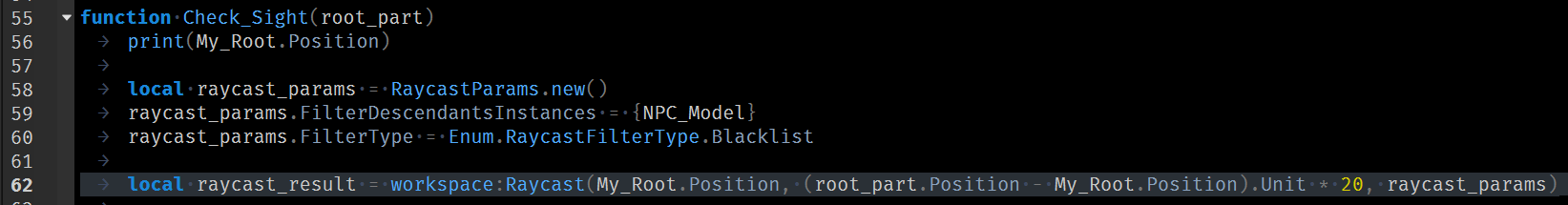 Raycast Returns Nil And I Don T Know How To Fix It Scripting