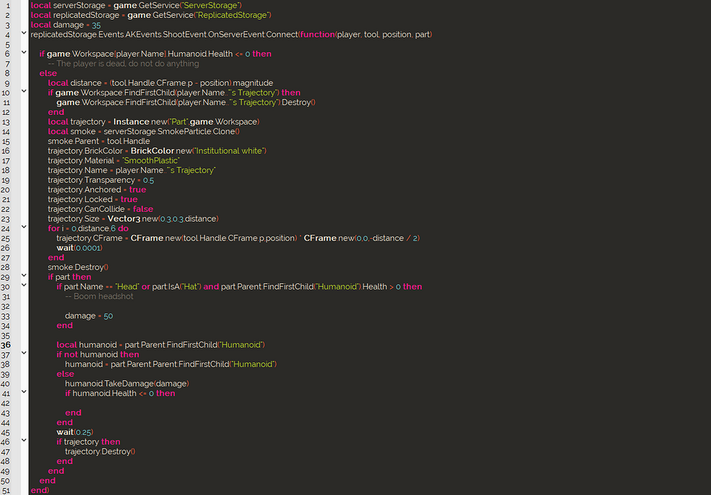 Automatic Gun Script Erroring - Scripting Support - Developer Forum ...