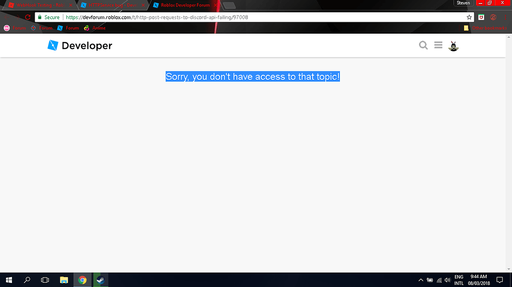 HTTPService bug - Scripting Support - Developer Forum | Roblox