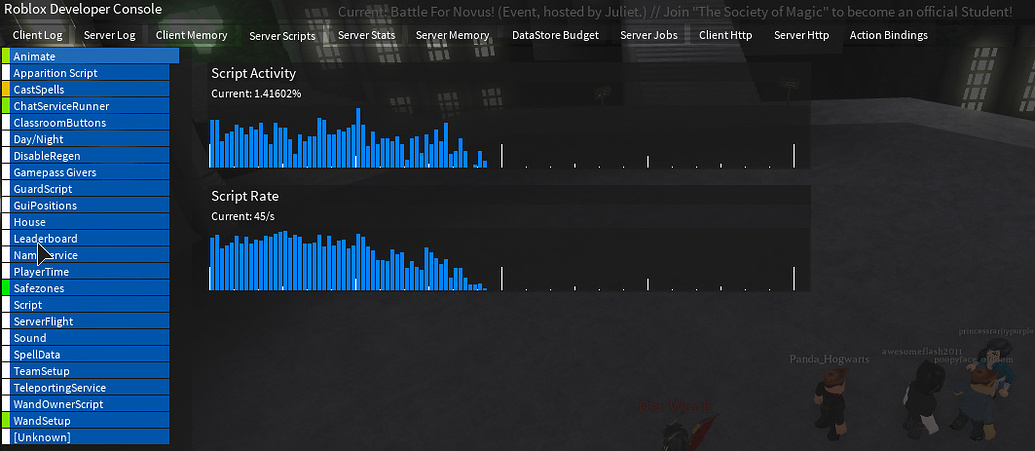 How to find what's causing lag in a place? - Scripting Support - Developer Forum | Roblox