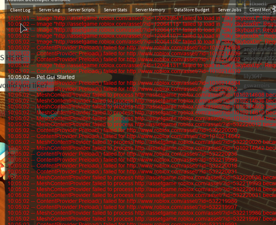 Character meshes and skyboxes failing to load - Engine Bugs - Developer ...