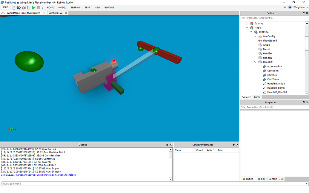WeldConstraint weld to player offset - Scripting Support - Developer ...