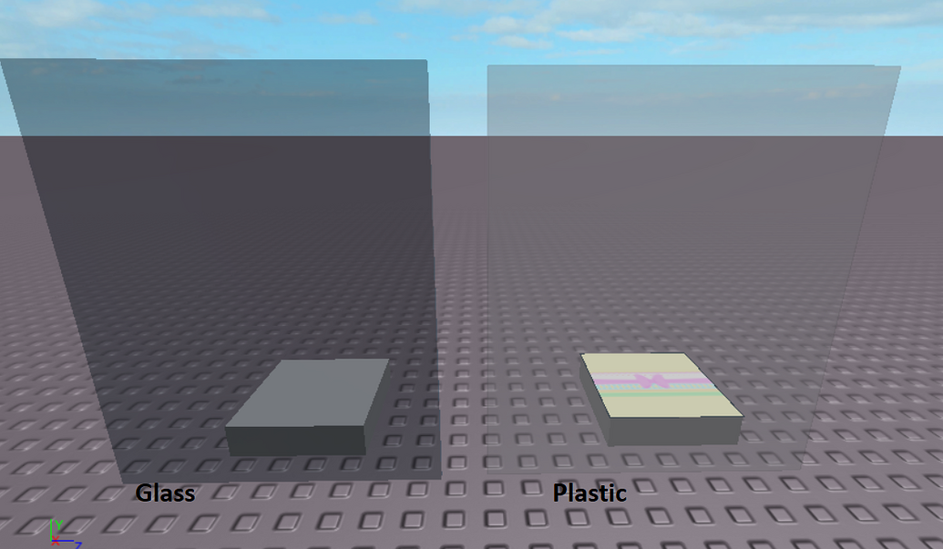 New material "Glass" hiding SurfaceGui? - Studio Bugs - Developer Forum ...