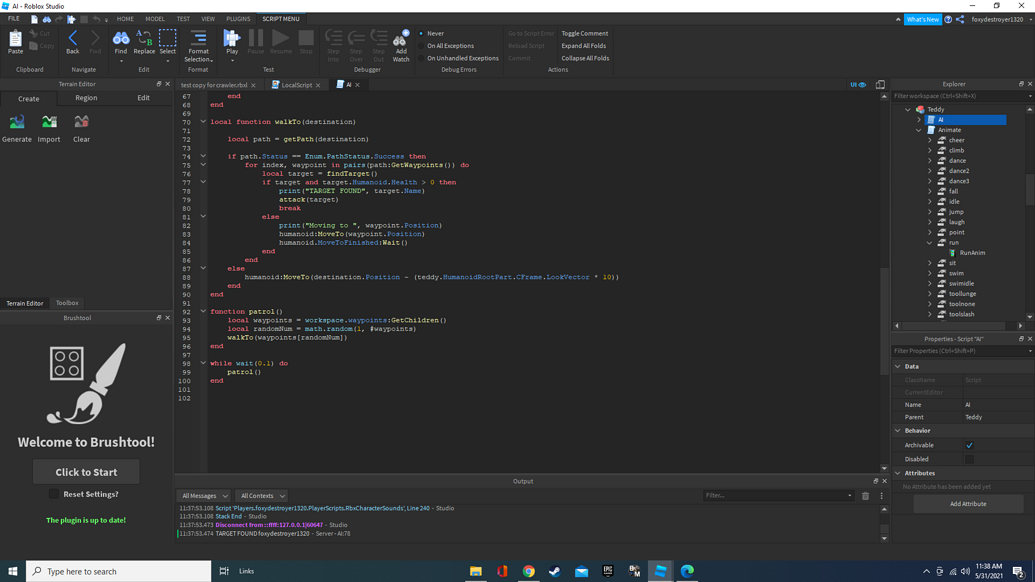 Monster jumpscare help - Scripting Support - Developer Forum | Roblox