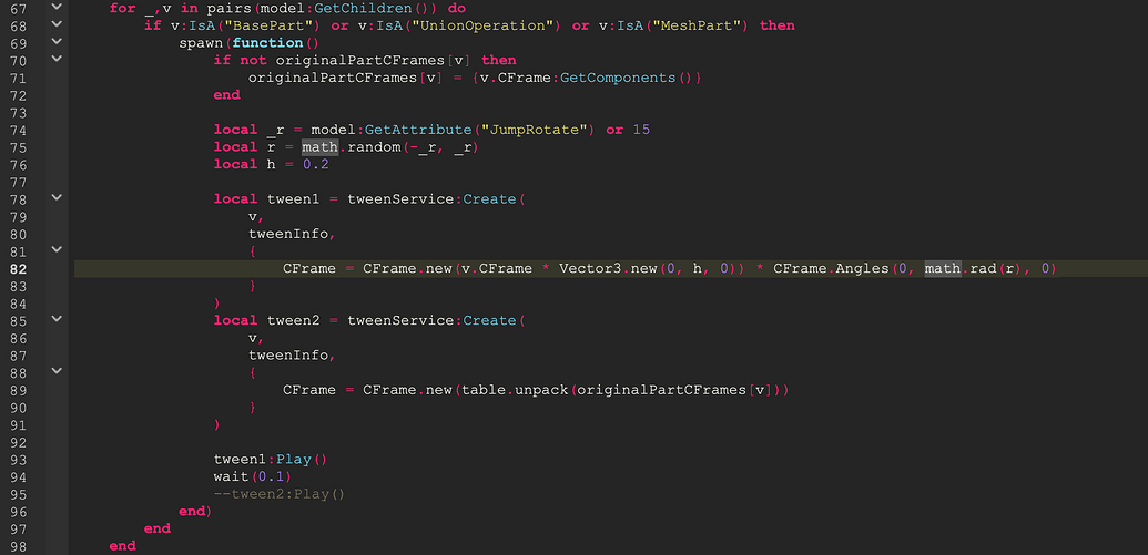 Rotational Problem with CFrame - Scripting Support - Developer Forum | Roblox