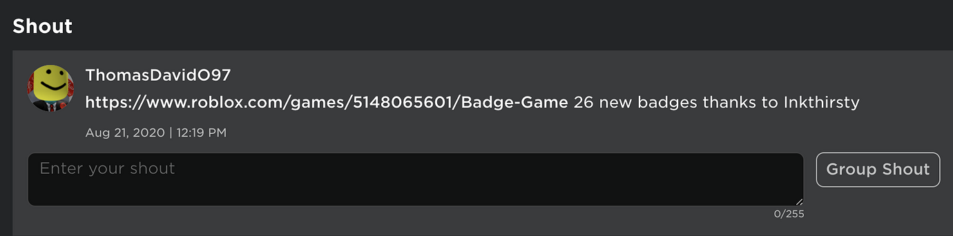 Detecting A Group Shout - Scripting Support - Developer Forum | Roblox