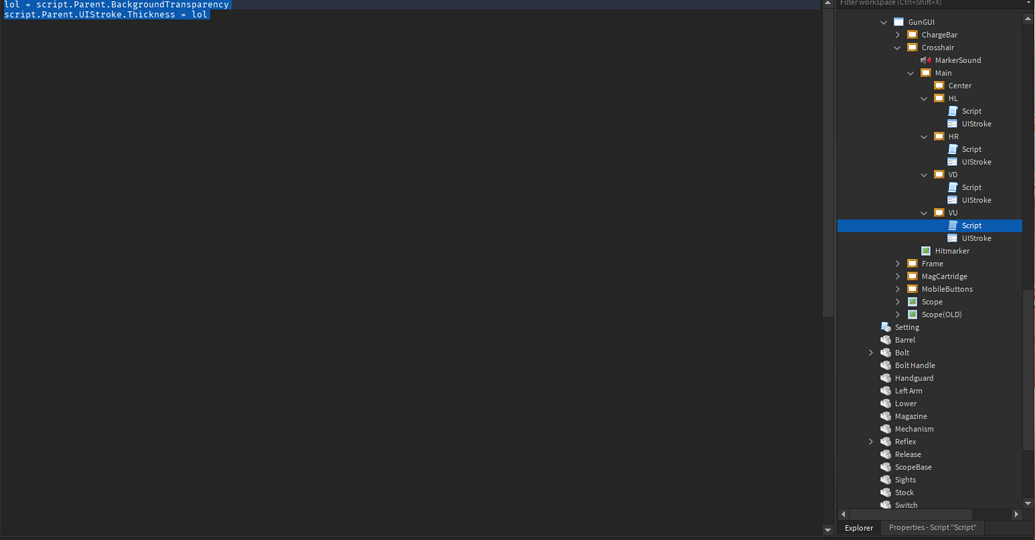 How do I make one's transparency affect the other's? - Scripting ...