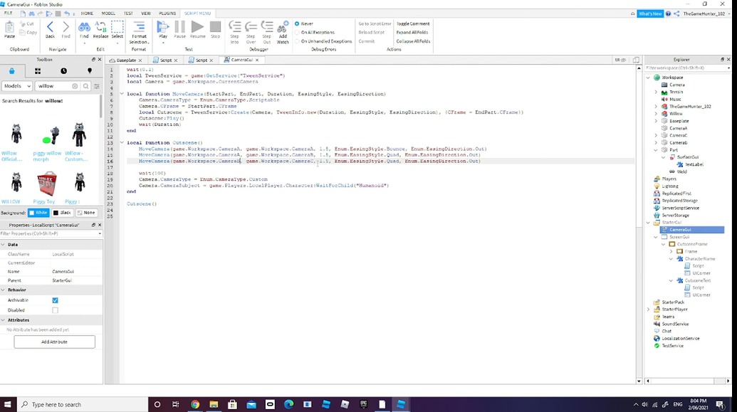 How to make cutscene with dialogue - Scripting Support - Developer Forum | Roblox