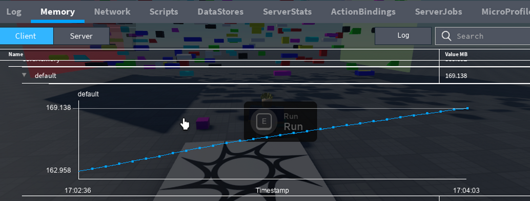 Engine Bug: Core Memory/default engine leak - Engine Bugs - Developer Forum | Roblox
