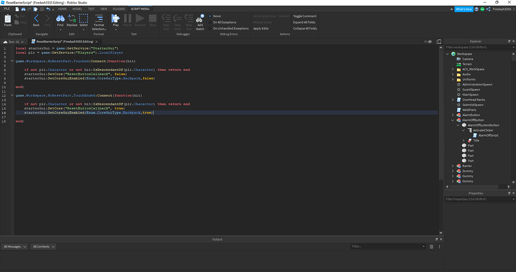 Tools getting disabled for multiple players - Scripting Support ...