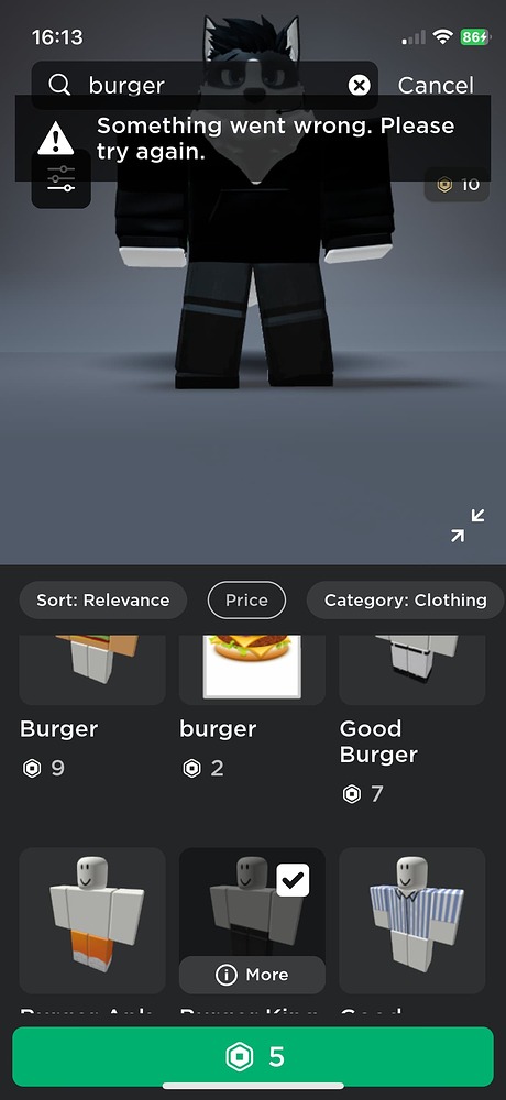 All Robux items cannot be purchased - Engine Bugs - Developer Forum | Roblox