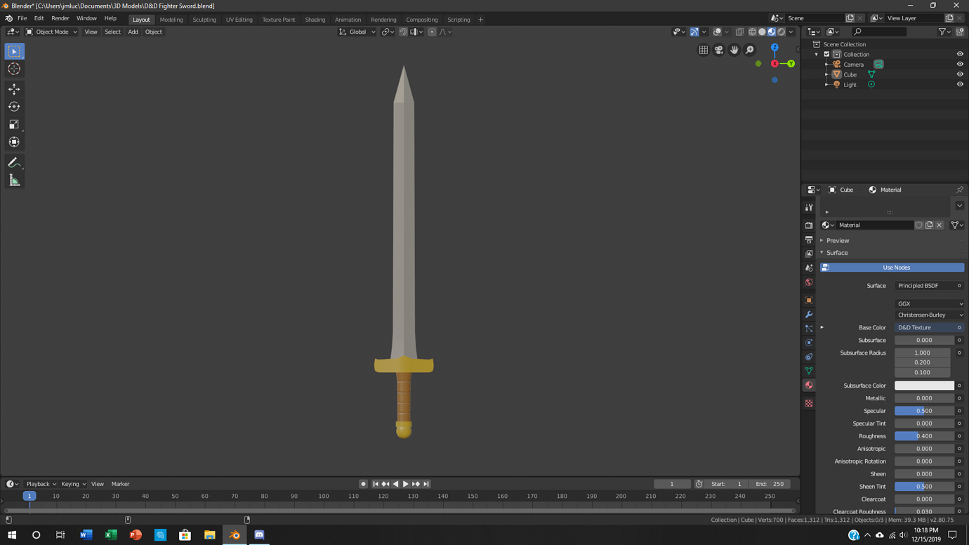 Is There Any Way I can Improve this Stylized Low Poly Sword ...