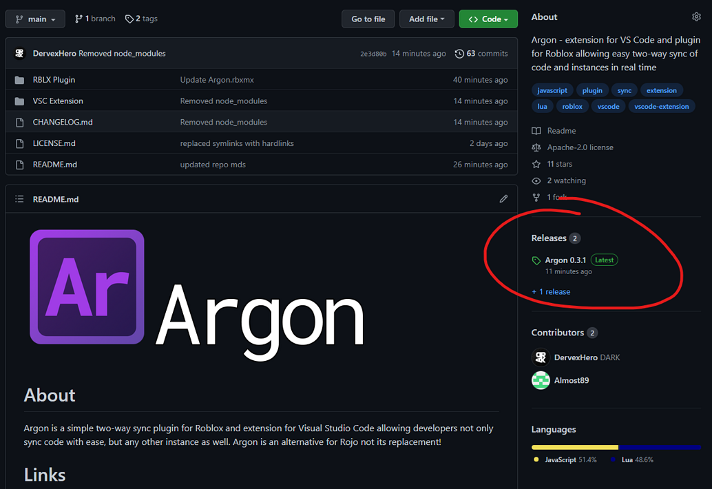 Argon - VS Code sync [Plugin] - Community Resources - Developer Forum ...