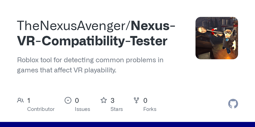 Nexus VR Compatibility Tester - Automated Helper for Improving VR ...