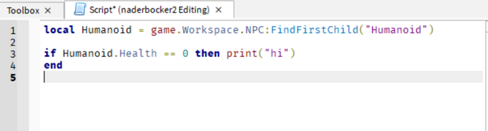 If Statment Problems - Scripting Support - Developer Forum | Roblox