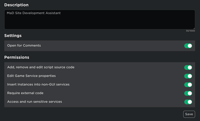 Plugin permissions system for viewing / controlling their functionality ...