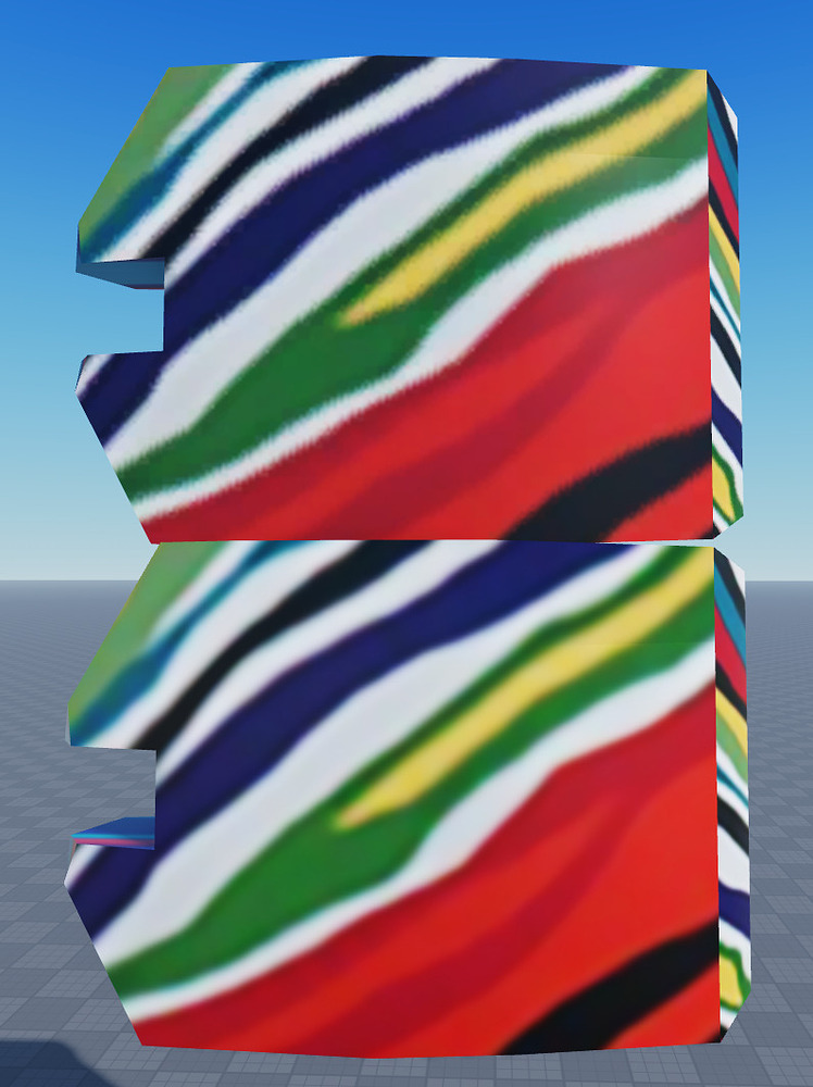 SurfaceAppearance ColorMaps are lower quality and have visual glitches ...