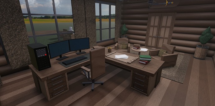 Wooden Office | Roblox - Creations Feedback - Developer Forum | Roblox