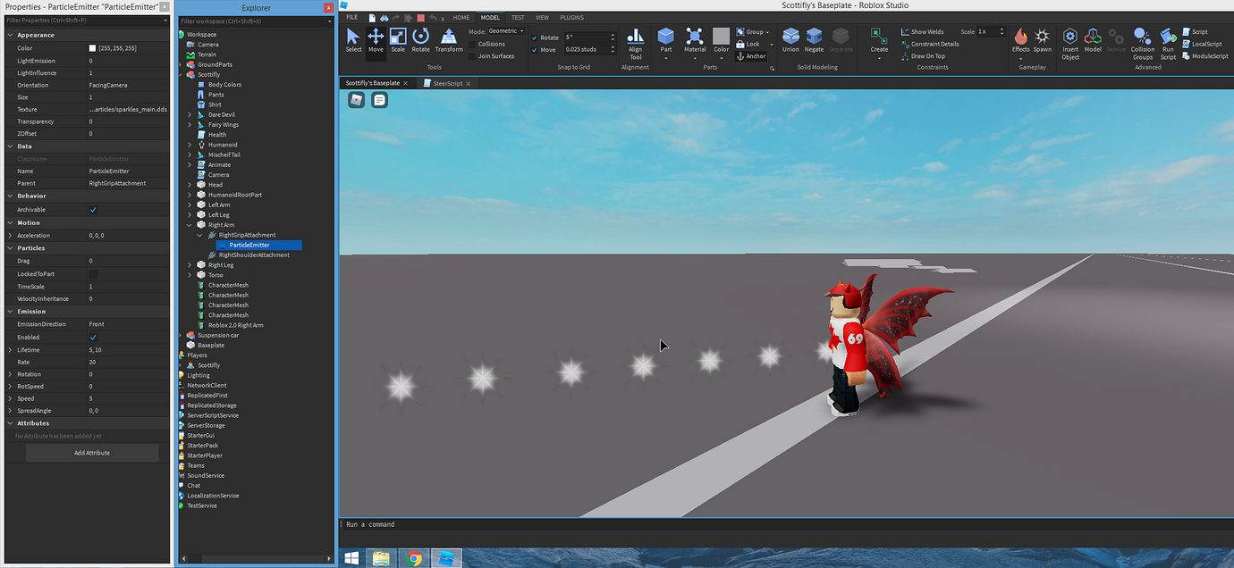 Particle emitter direction - Scripting Support - Developer Forum | Roblox