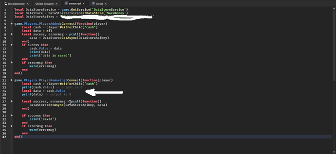 The DataStore API on open cloud doesn't work - Scripting Support - Developer Forum | Roblox