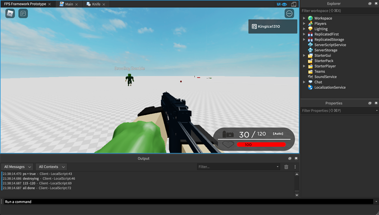 FPS Game Devlog | #7 - New Deploy System (again), Knifing, MP7 Gun, and More! - Creations ...