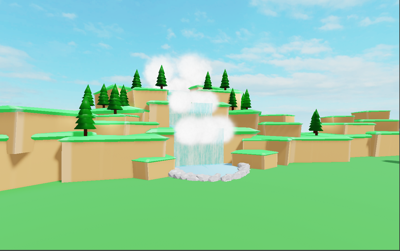 Low poly Waterfall - Creations Feedback - Developer Forum | Roblox