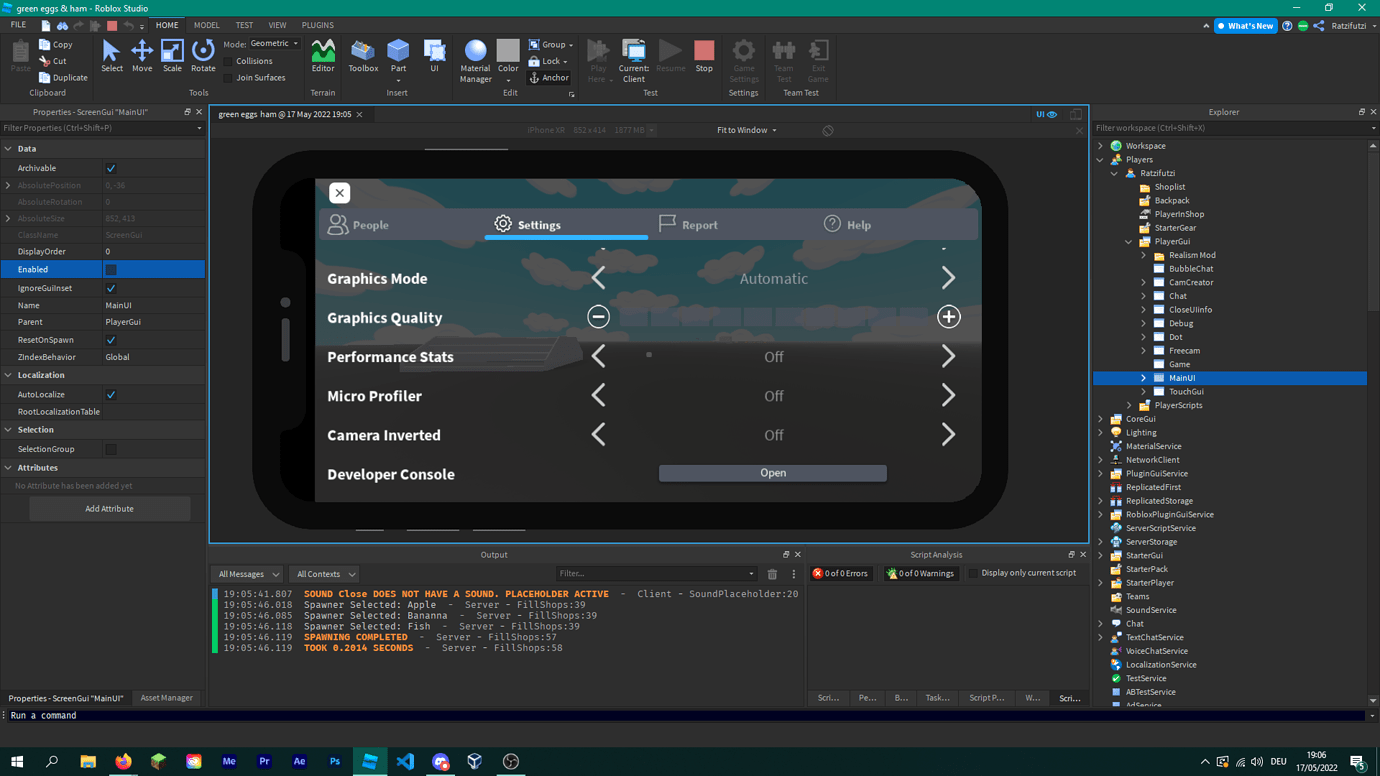 The developer console is not accessible on mobile but it's accessible ...