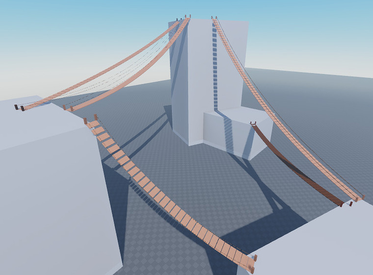Simple Rope Bridges | A tedious and long process now done in seconds ...
