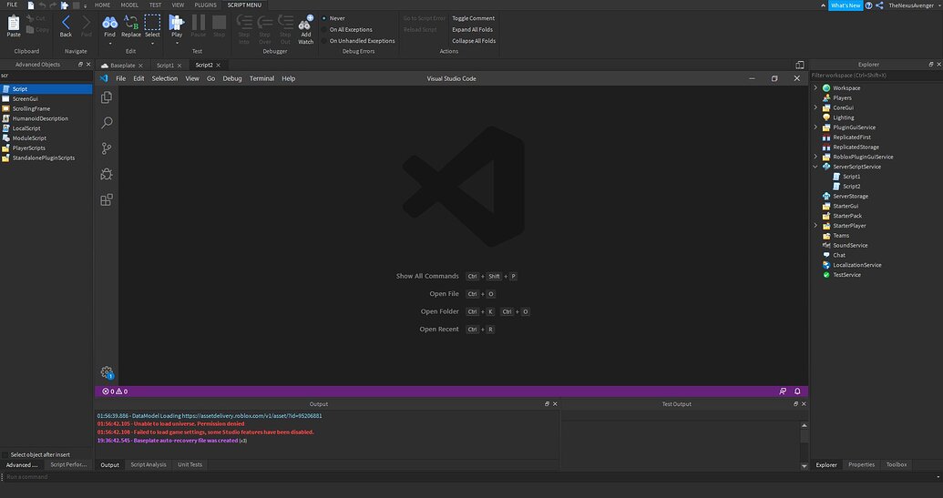 Nexus Embedded Editor - "Hacky" Method to Overlay External Editors over Roblox Studio (No Longer ...