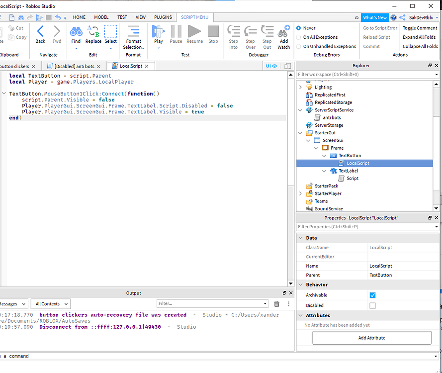 How To Add Scripts To Instant new Parts Scripting Support