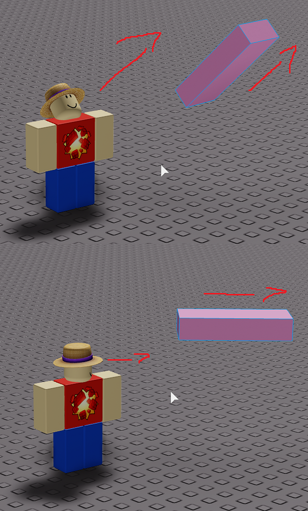 Adjusting a Neck CFrame to the Direction another Part is Facing - Scripting Support - Developer ...