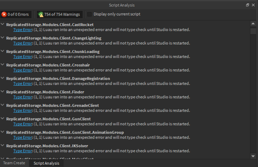 Roblox Crashes Our Main Game Place When Opened - Studio Bugs - Developer Forum | Roblox