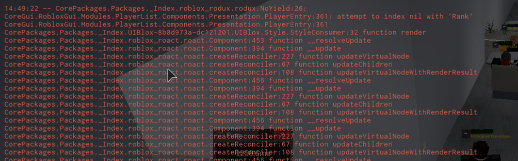 CoreGui PlayerRelationship module error - Engine Bugs - Developer Forum ...