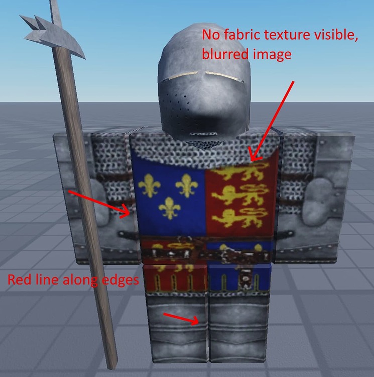 Texture on custom rig is suddenly low quality - Building Support ...