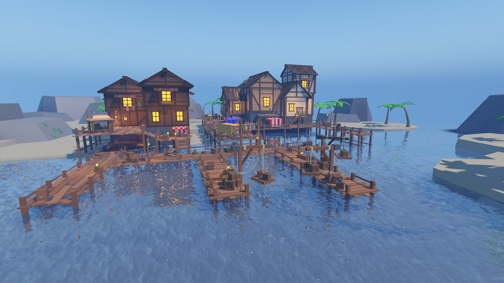 Low poly Docks build - Creations Feedback - Developer Forum | Roblox