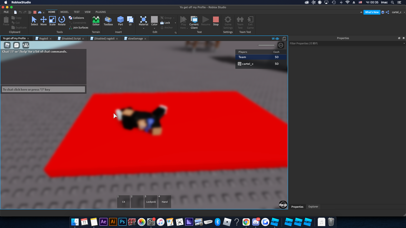 Ragdoll Script Glitch - Scripting Support - Developer Forum | Roblox
