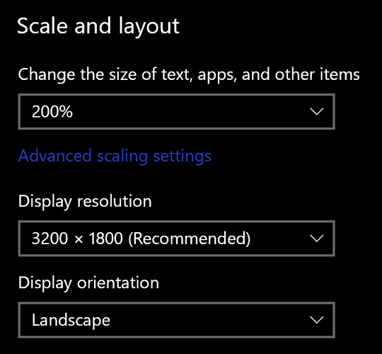 Unreadable "unpublished package" warning text on high dpi displays / 200% display scaling ...