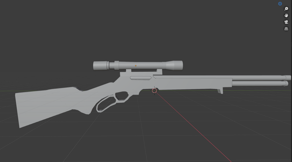 A lever action rifle I made within about 40-56 minutes - Creations ...