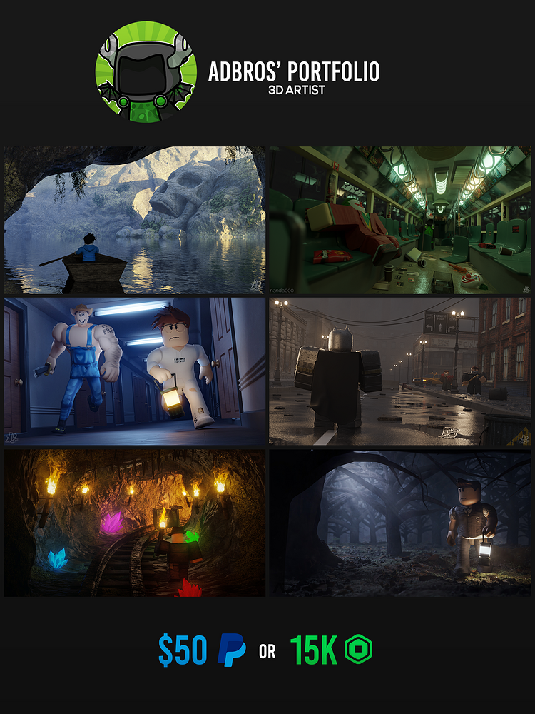 [OPEN] ADbros - 3D Artist Portfolio - Portfolios - Developer Forum | Roblox