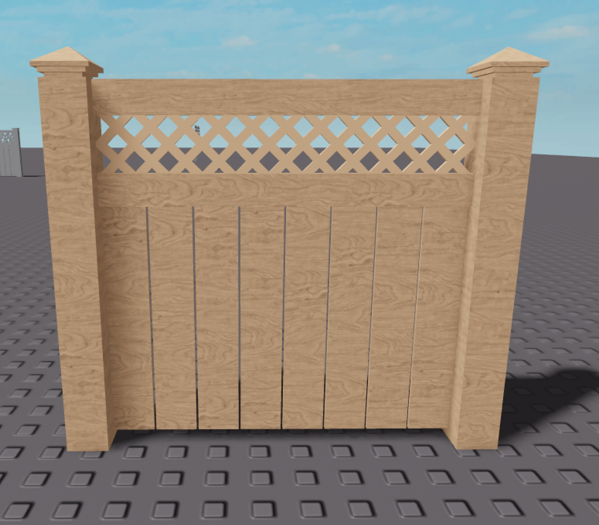 What material and color should I put on this fence? - Building Support ...