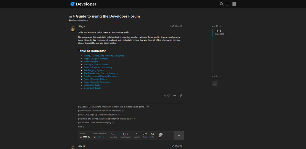 Problems Viewing the DevForum Page - Forum Help - Developer Forum | Roblox