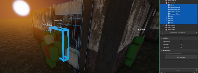 PathfindingService gets stuck on CanCollide block - Scripting Support ...