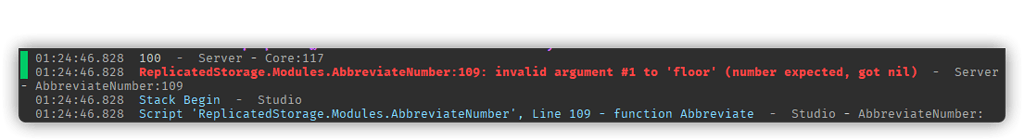 Number Expected Got Nil Scripting Support Developer Forum Roblox