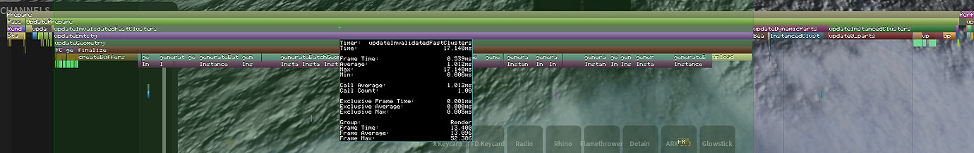 updateInvalidatedFastClusters taking really long to complete, causing low fps - Engine Bugs ...