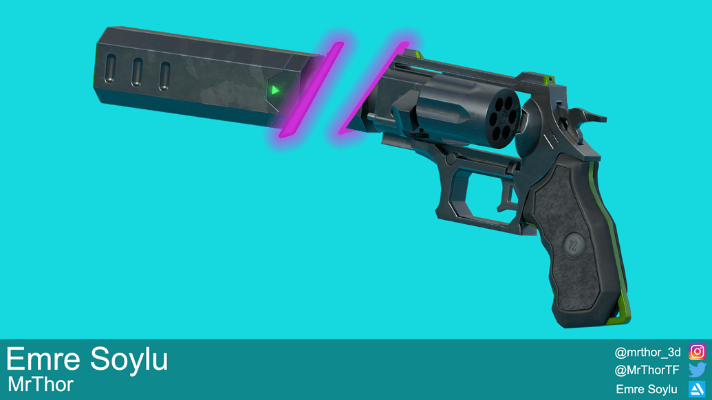 Sci-fi Revolver 3D Model - Creations Feedback - Developer Forum | Roblox