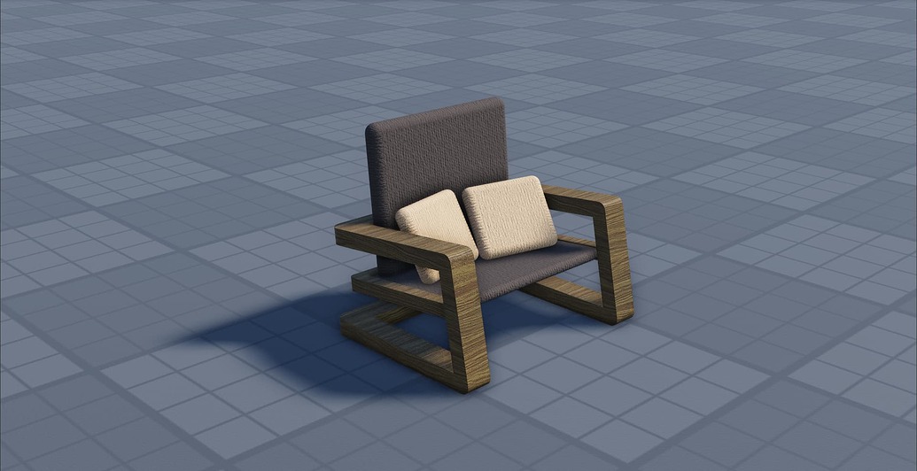 Free Models | 2 Computer Desks & 1 Porch Chair - Community Resources ...