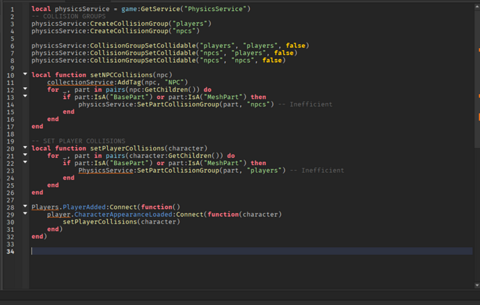 Help With Npc Collisions - Scripting Support - Developer Forum | Roblox