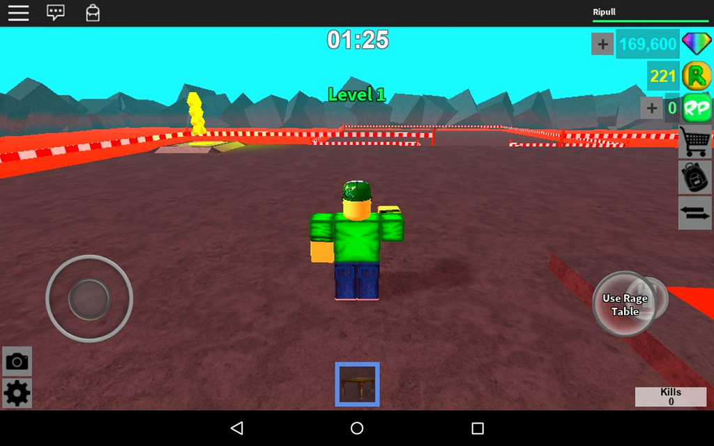 Default position for a touch button now overlaps the position of the ...